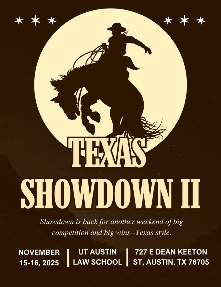 The Texas Showdown – TEXAS MOCK TRIAL